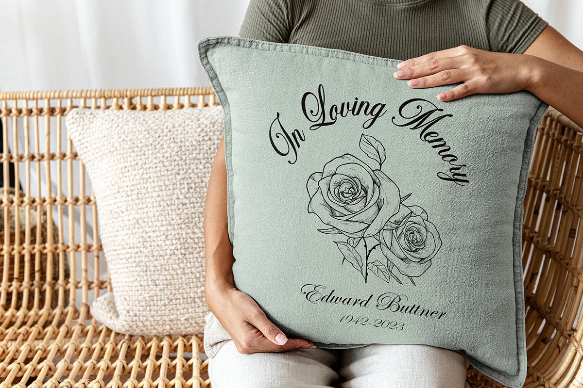 Memorial Rose SVG: in Loving Memory, Cricut, Silhouette (digital ...