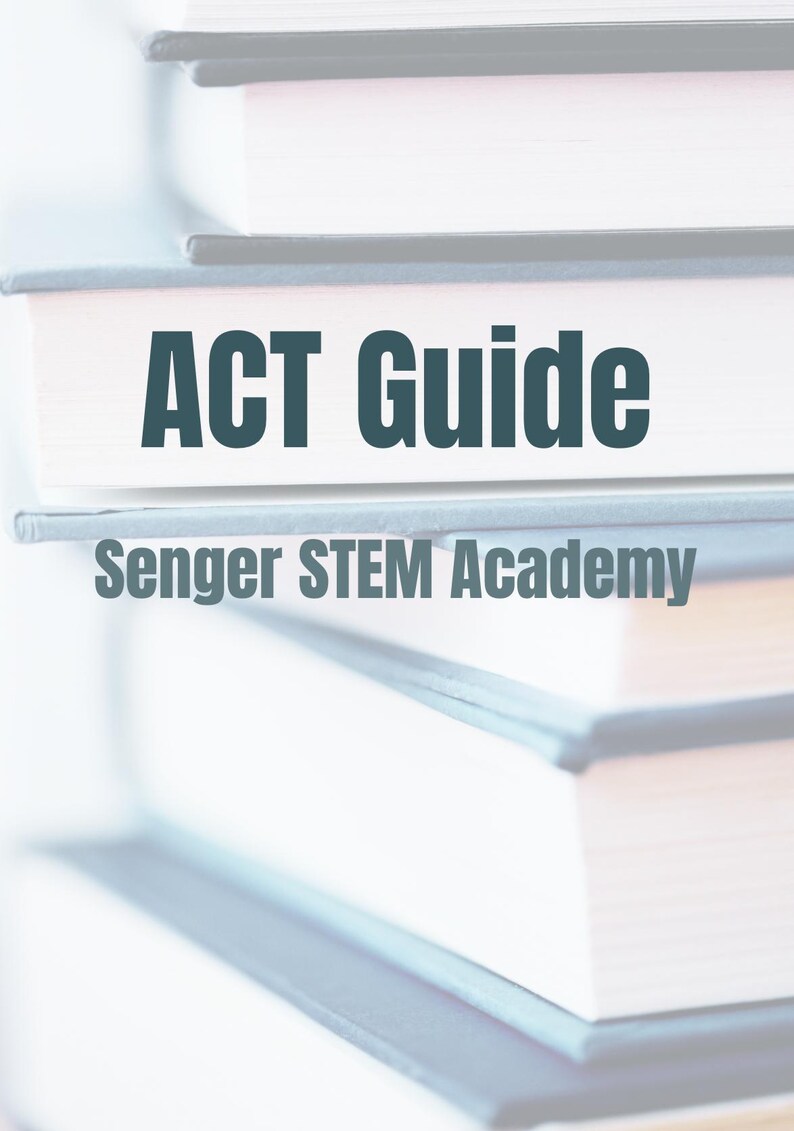 Complete ACT Guide - Etsy