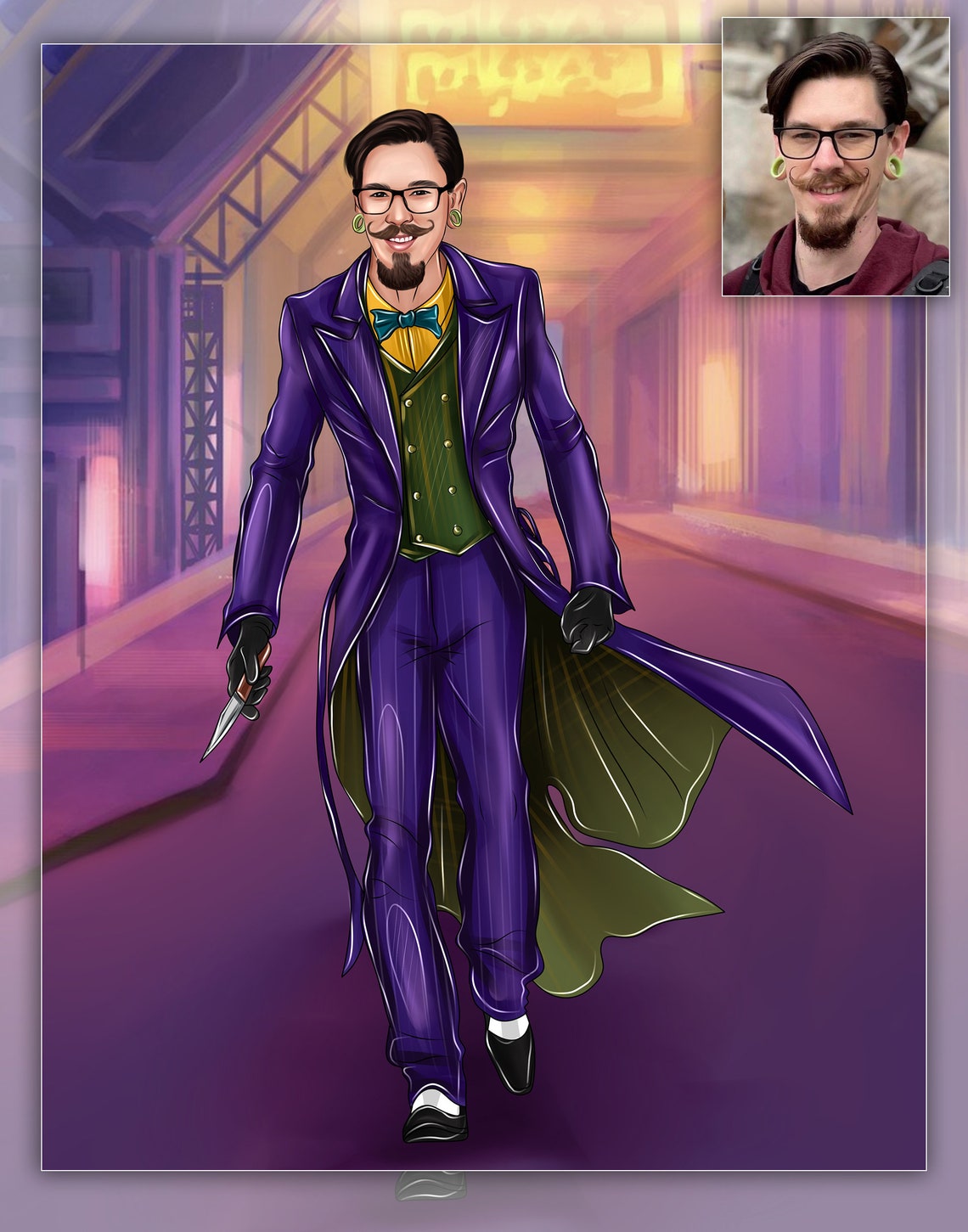 Custom Superhero Portrait From Photo Superhero Portrait for - Etsy