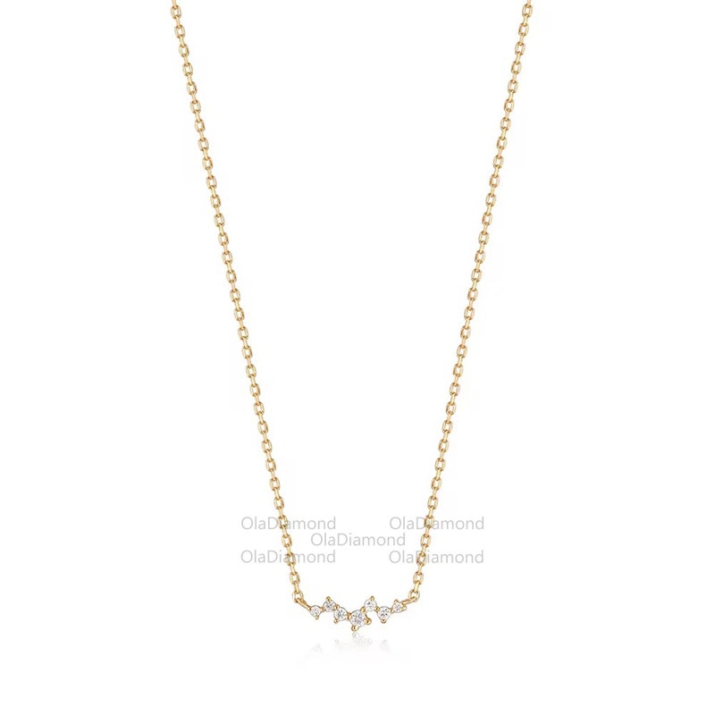 Zig Zag Necklace - Etsy