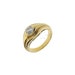 18K Solid Gold Moissanite Bombe Style Ring Diamond Dome Ring Antique ...