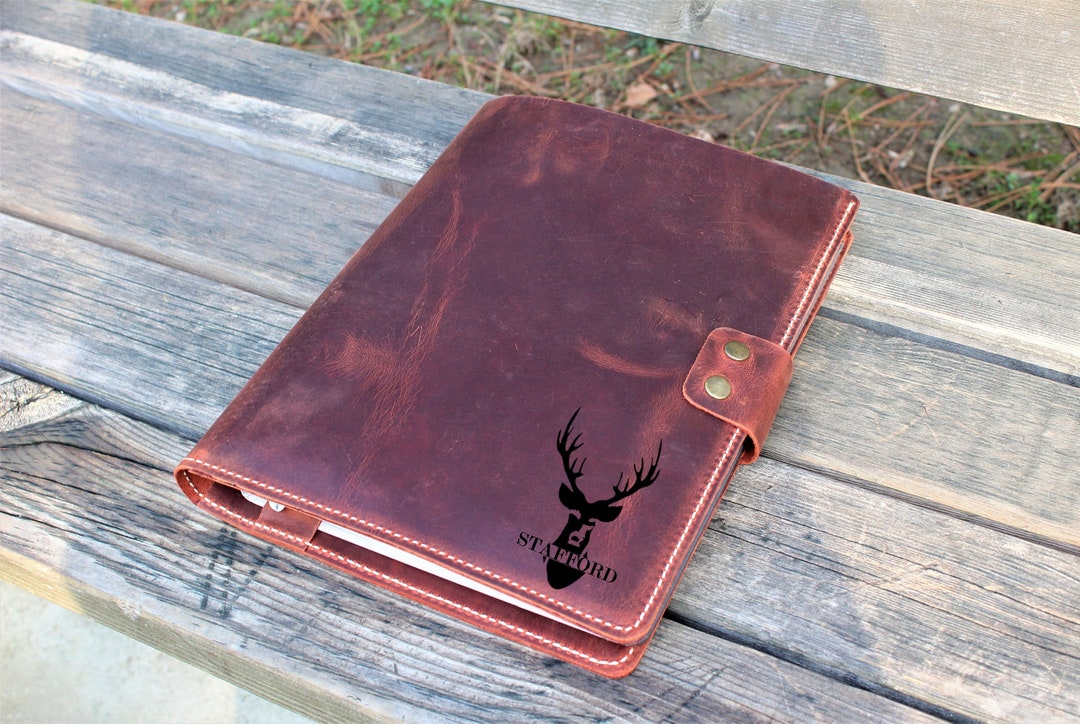 Personalized Leather Clipboard With A4 Notepad Holder for Business ...