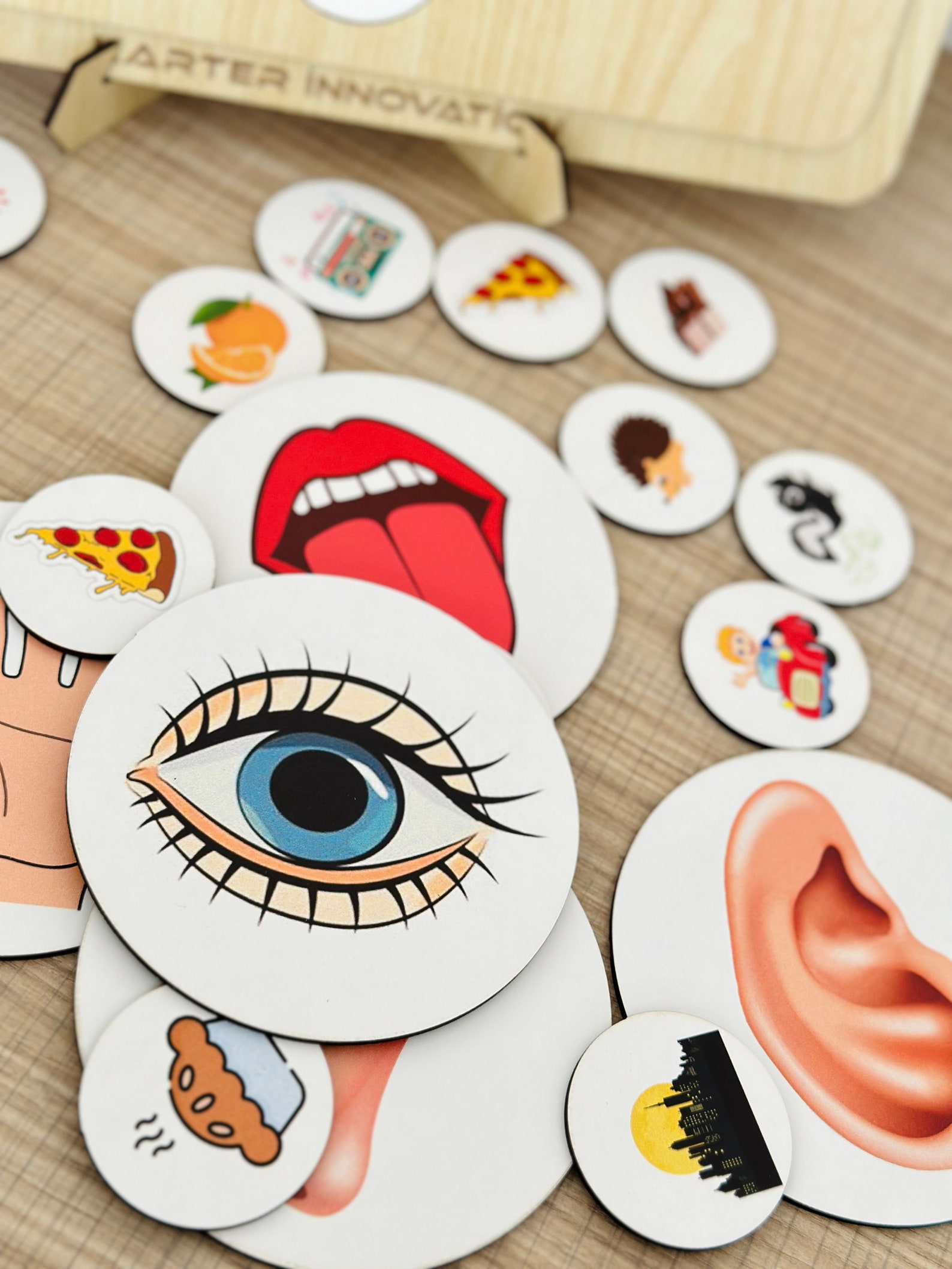 Five Senses Learning Board Five Senses Sorting Activity, 5 Senses ...