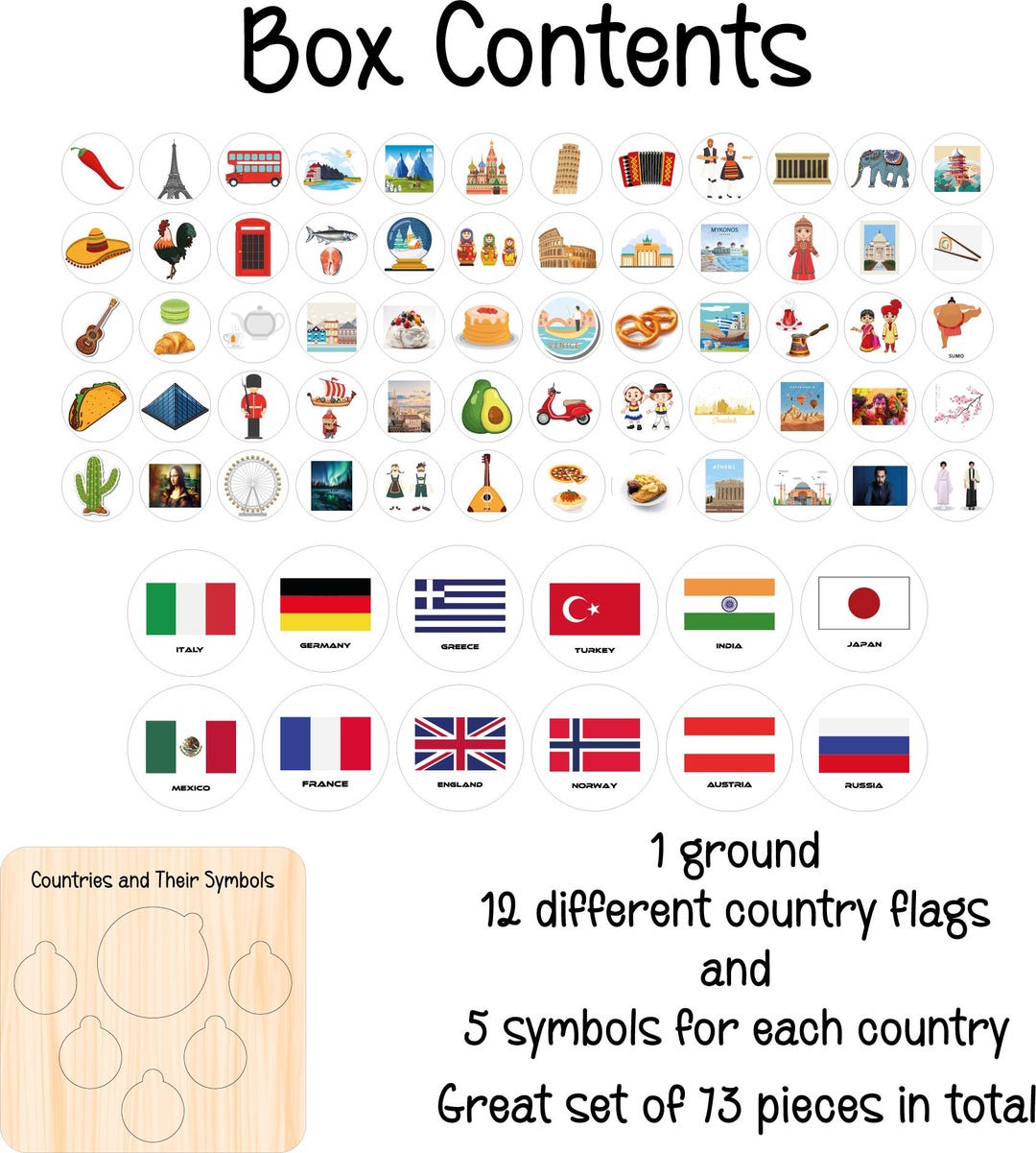 Around the World Activity Countries Matching Activity Sorting Customs ...