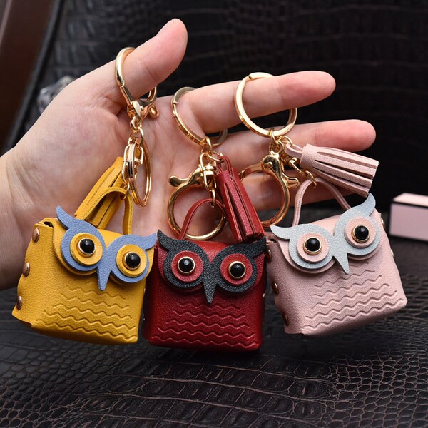 Owl Keychain - Etsy
