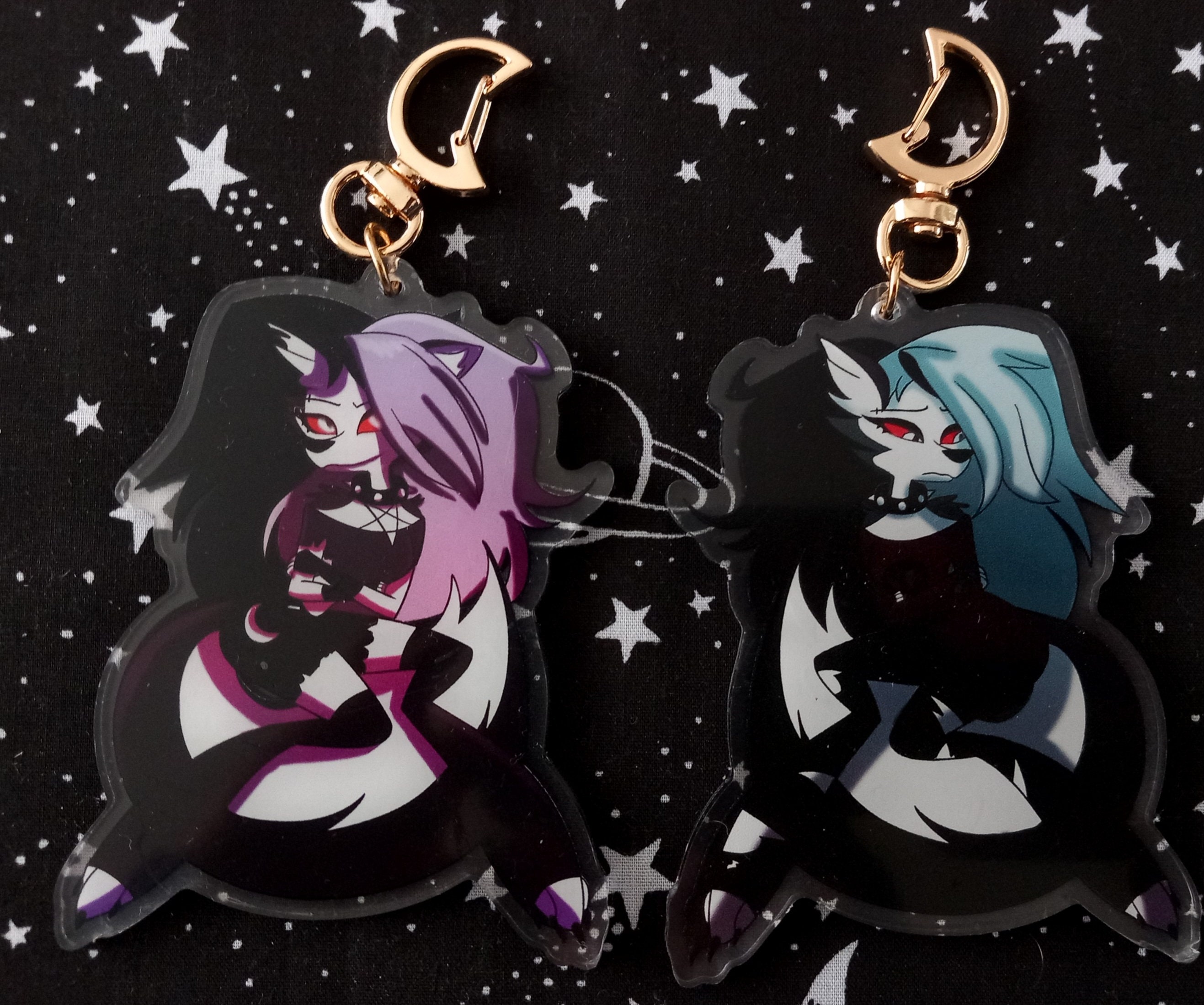 Helluva Boss blitzo Stolas Loona Keychains - Etsy UK