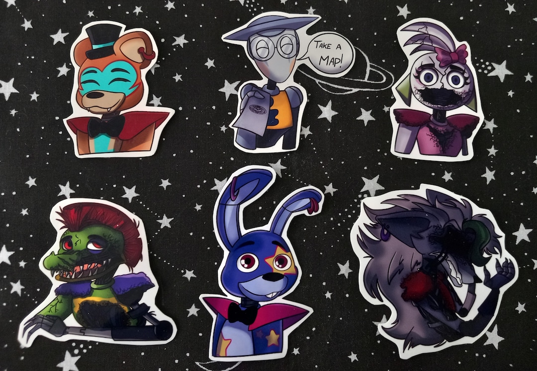 Fnaf: Security Breach Stickers - Etsy