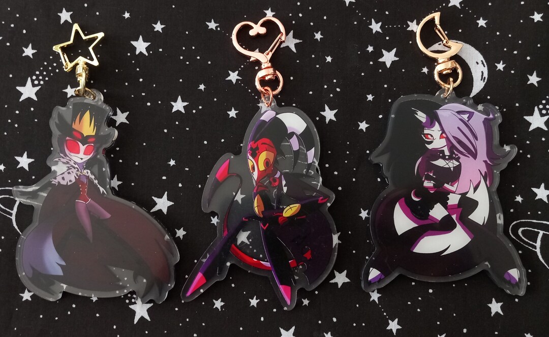 Helluva Boss blitzo Stolas Loona Keychains - Etsy UK