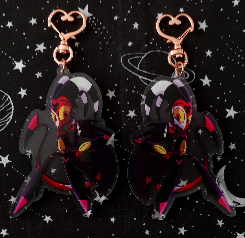 Helluva Boss blitzo Stolas Loona Keychains - Etsy UK