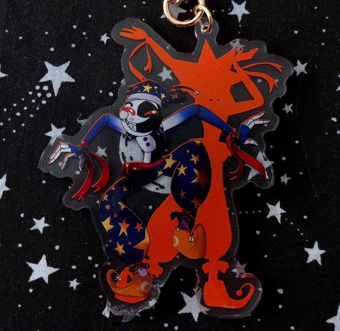 Fnaf: Security Breach Sun and Moon Keychain - Etsy