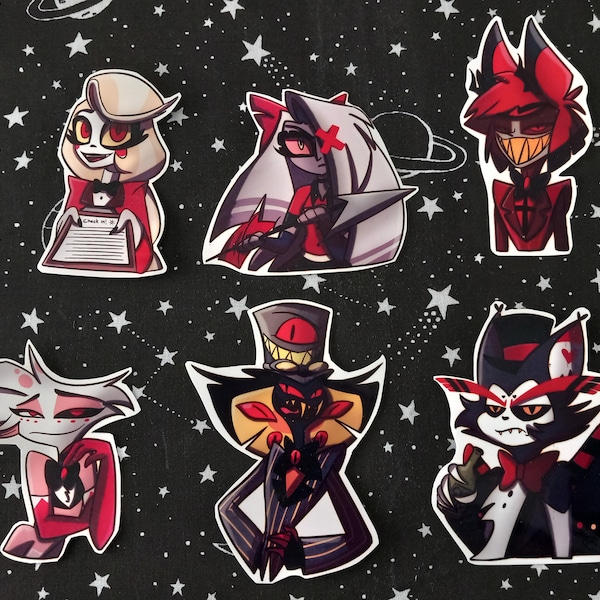 Hazbin Hotel Stickers - Etsy