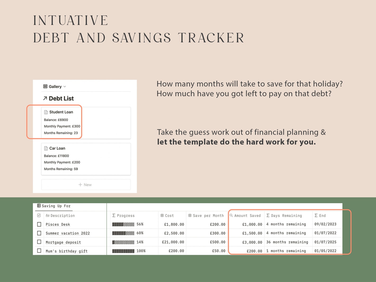 Notion Template Personal Finance Tracker Budget Tracker Income and ...