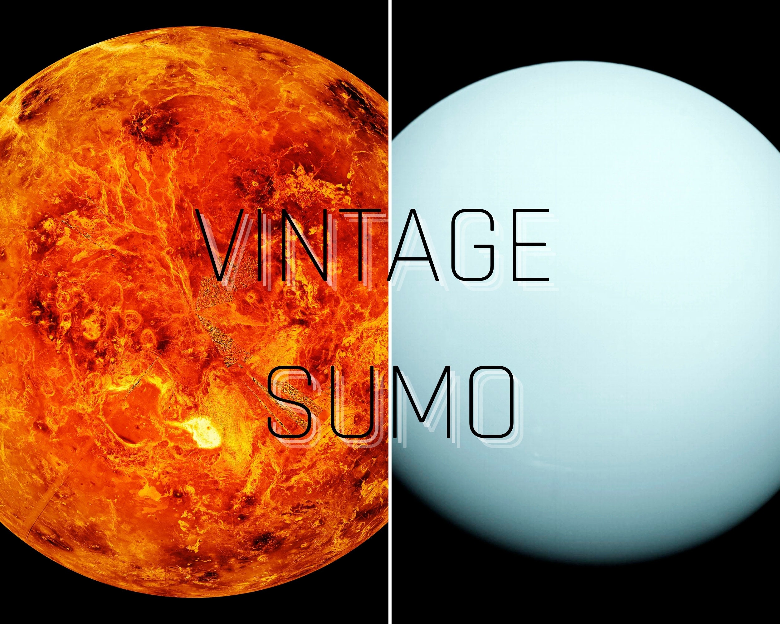 Solar System Planets Digital Paper Galaxy Background Space - Etsy