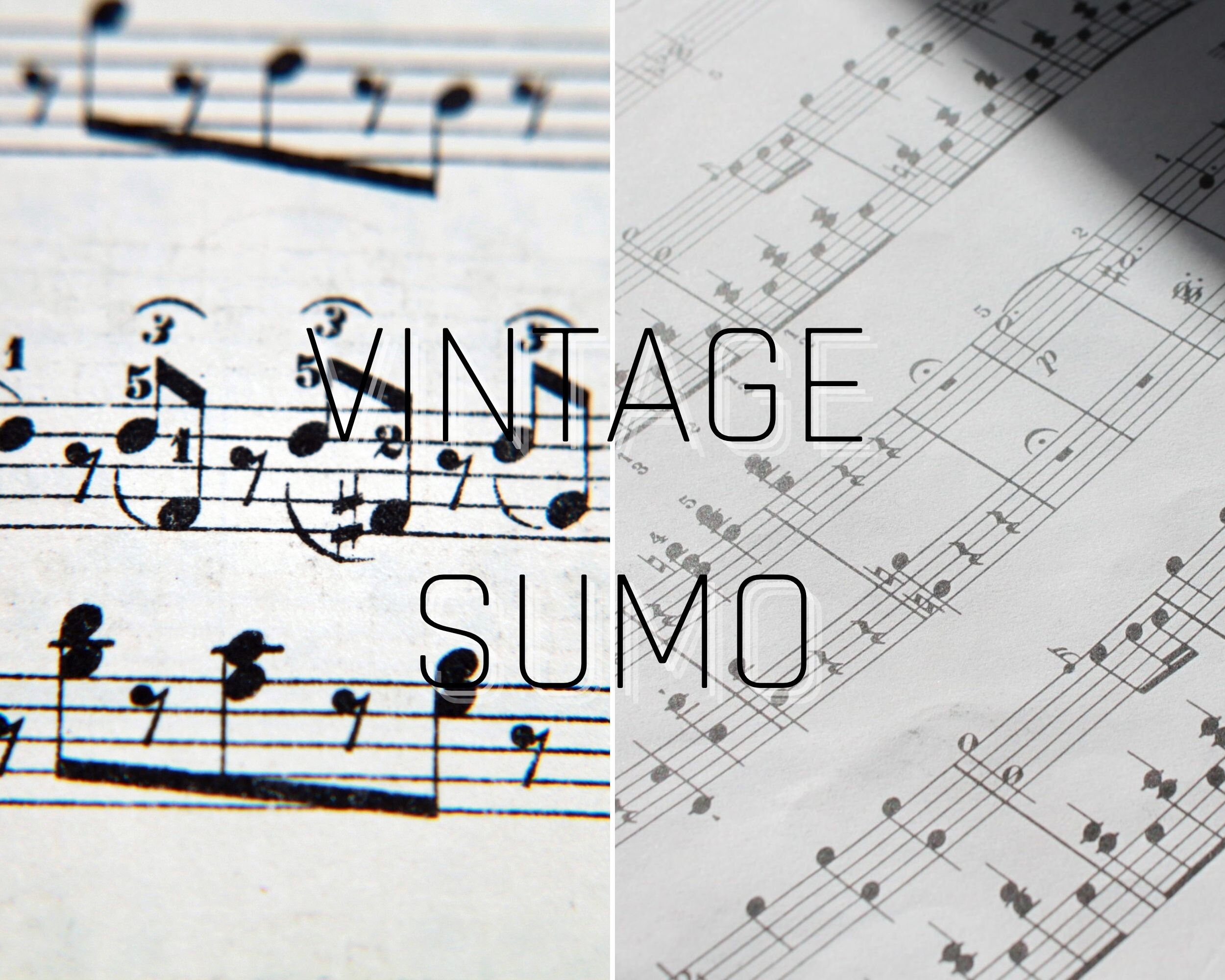 Music Digital Paper Vintage Sheet Music Scrapbook Papers Old - Etsy