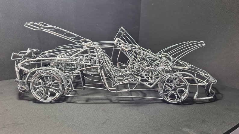 Lamborghini Aventador LP700 Replica 1:12 Hand Made Wire Car Model - Etsy