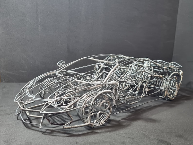 Lamborghini Aventador LP700 Replica 1:12 Hand Made Wire Car Model - Etsy