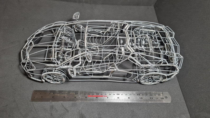 Lamborghini Aventador LP700 Replica 1:12 Hand Made Wire Car Model - Etsy