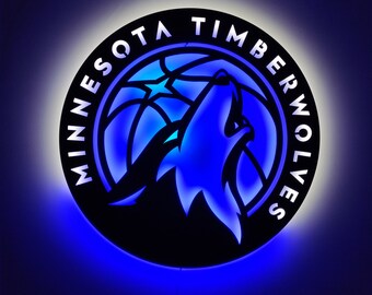 Timberwolves Wall Art - Etsy
