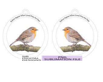 Robin Memorial Png - Etsy UK