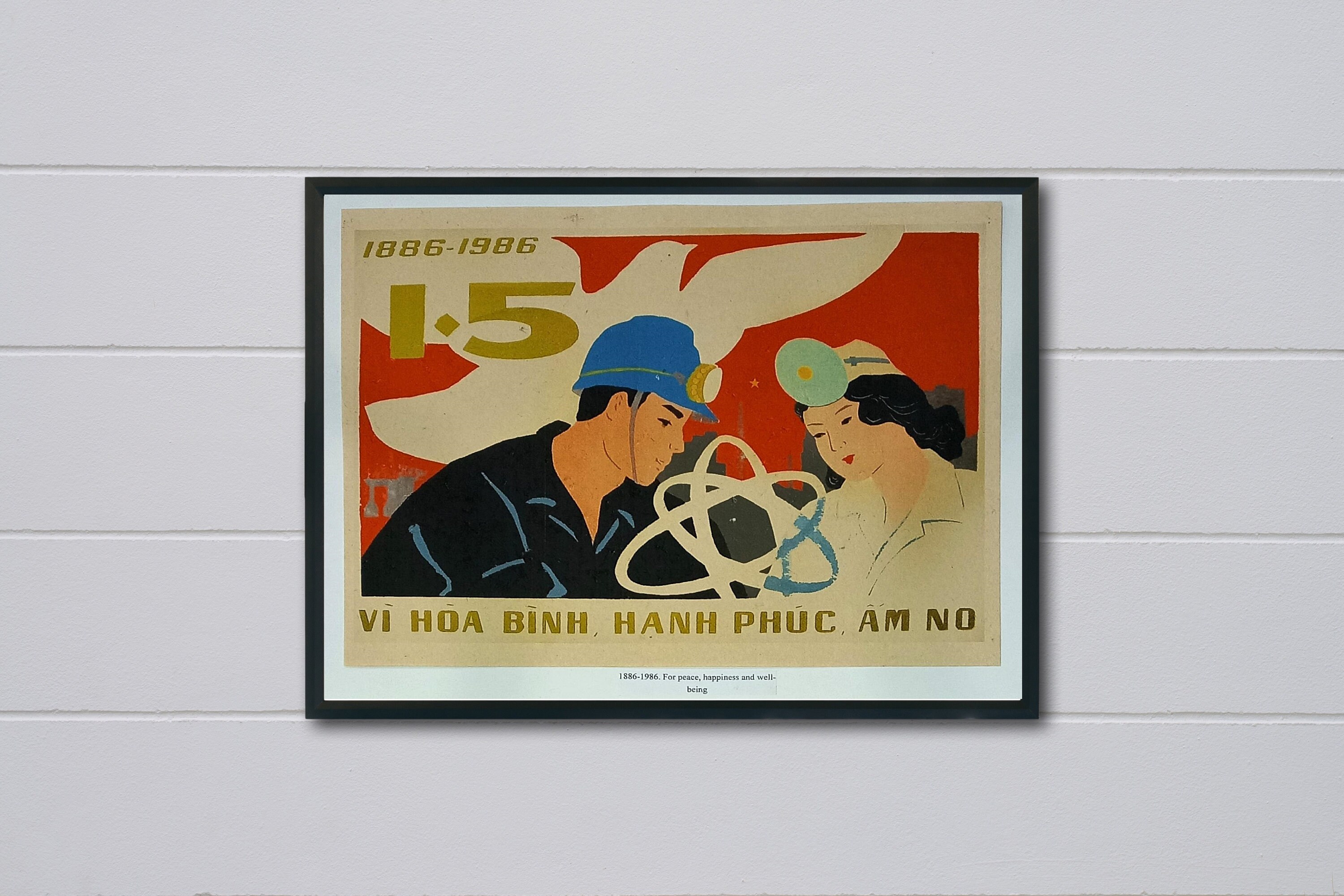 Vintage Vietnam War Poster Propaganda 100 Year Anniversary Peace ...