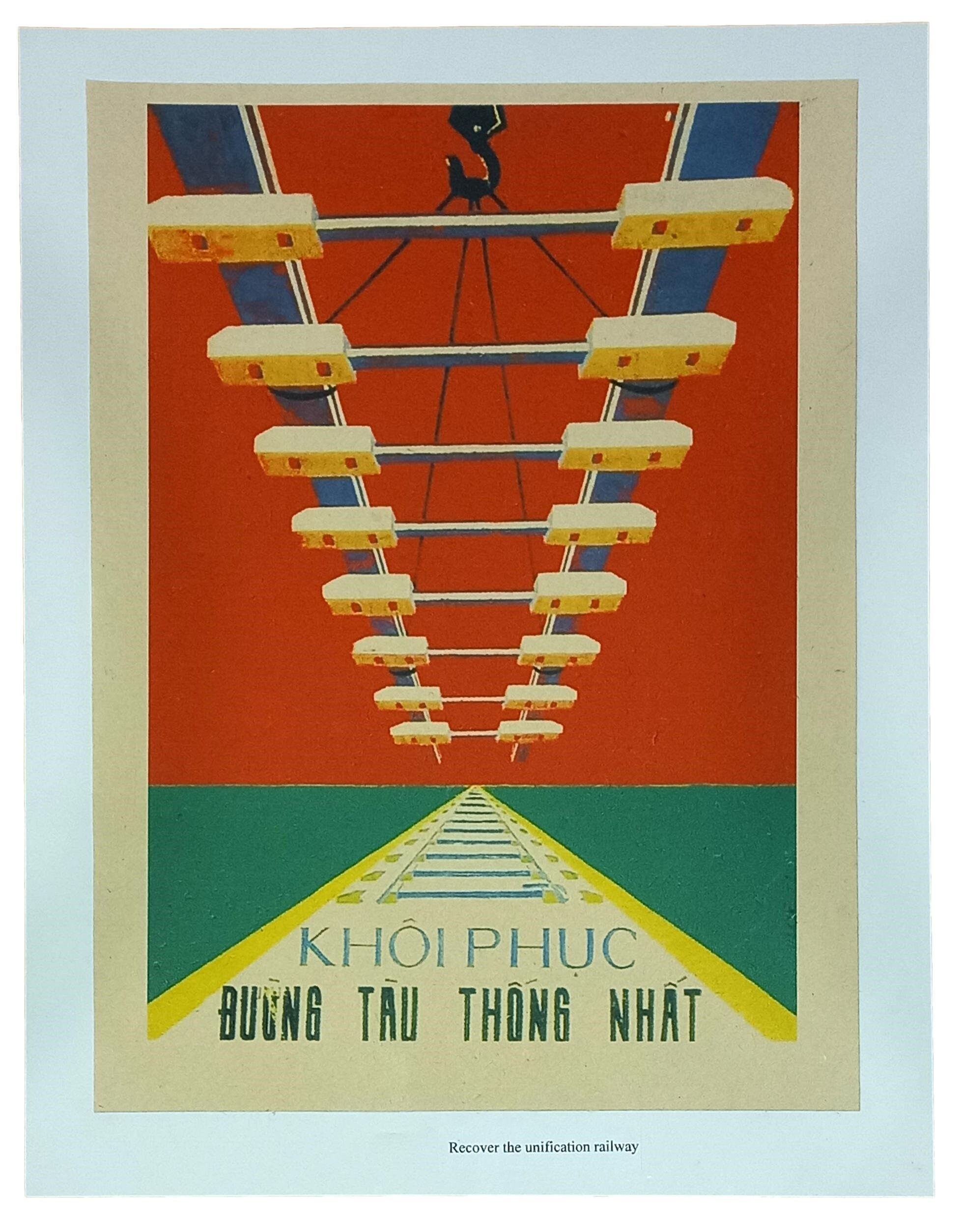 Vintage Propaganda Vietnam War Poster Recovering the Vietnamese ...
