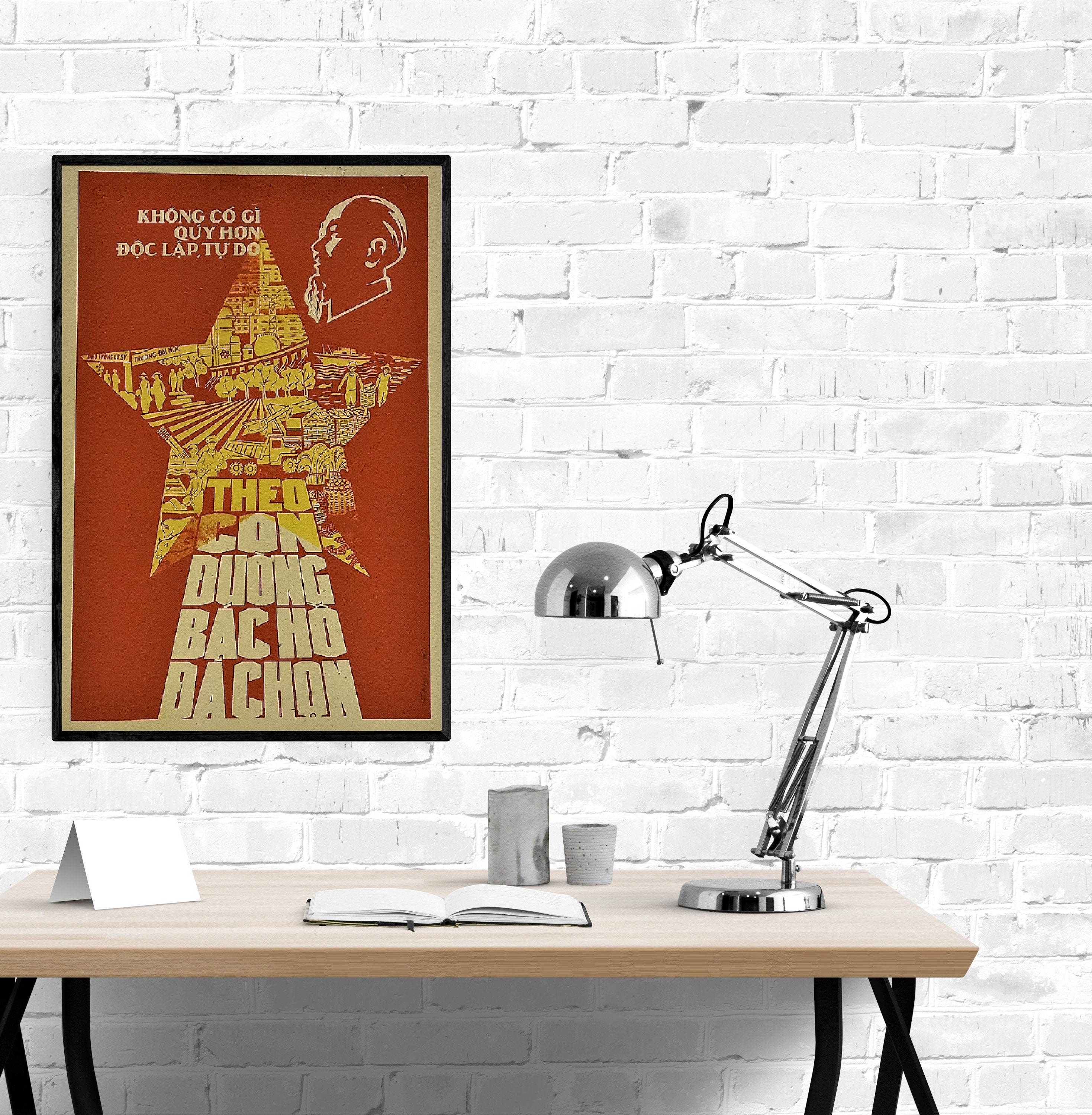 Vietnam Poster War Propaganda - Nothing is More Precious Independence ...