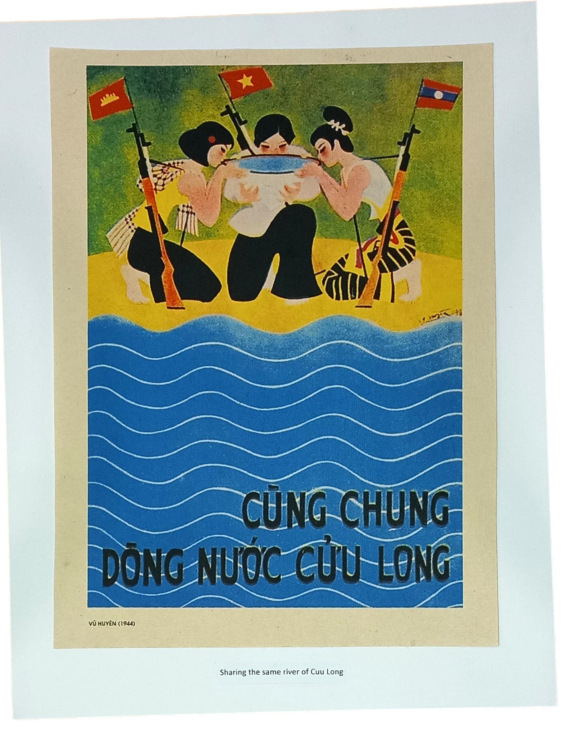 Old Vietnam War Propaganda Poster Women From Cambodia Laos and Vietnam ...