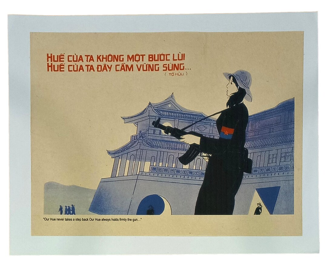 Old Vietnam War Poster - Our Hue Never Takes a Step Back We Always Hold ...