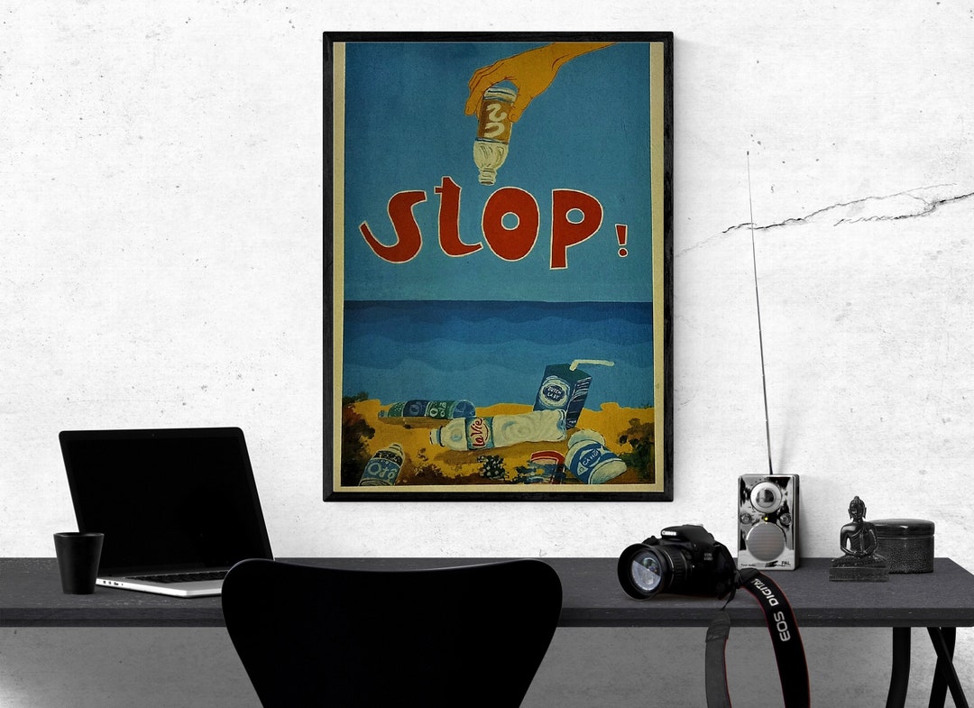 Vietnam Poster Propaganda Save the Ocean Protect the Environment Stop ...