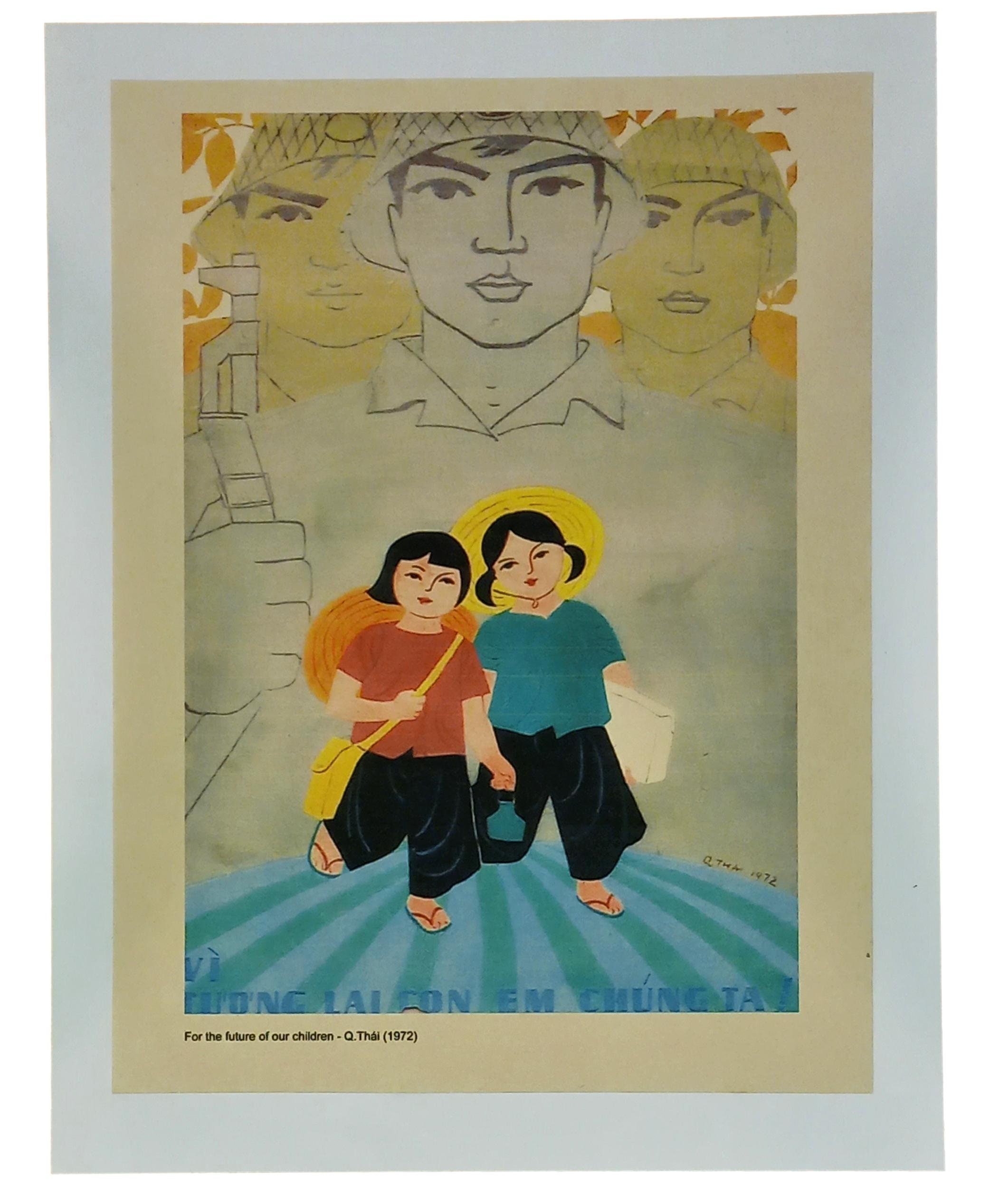 Vietnam War Poster Propaganda - Soldiers Stand Guard Protection for the ...