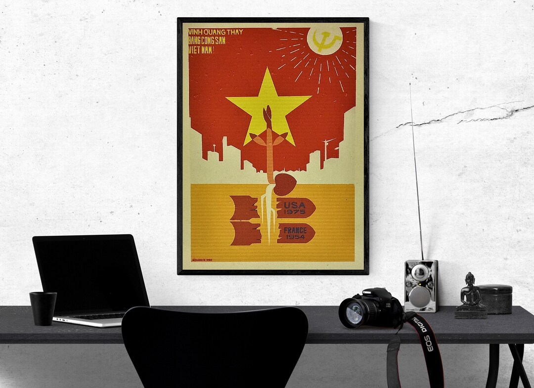 Vietnam War Poster After 2 Wars the French and Americans 2 Bombs ...