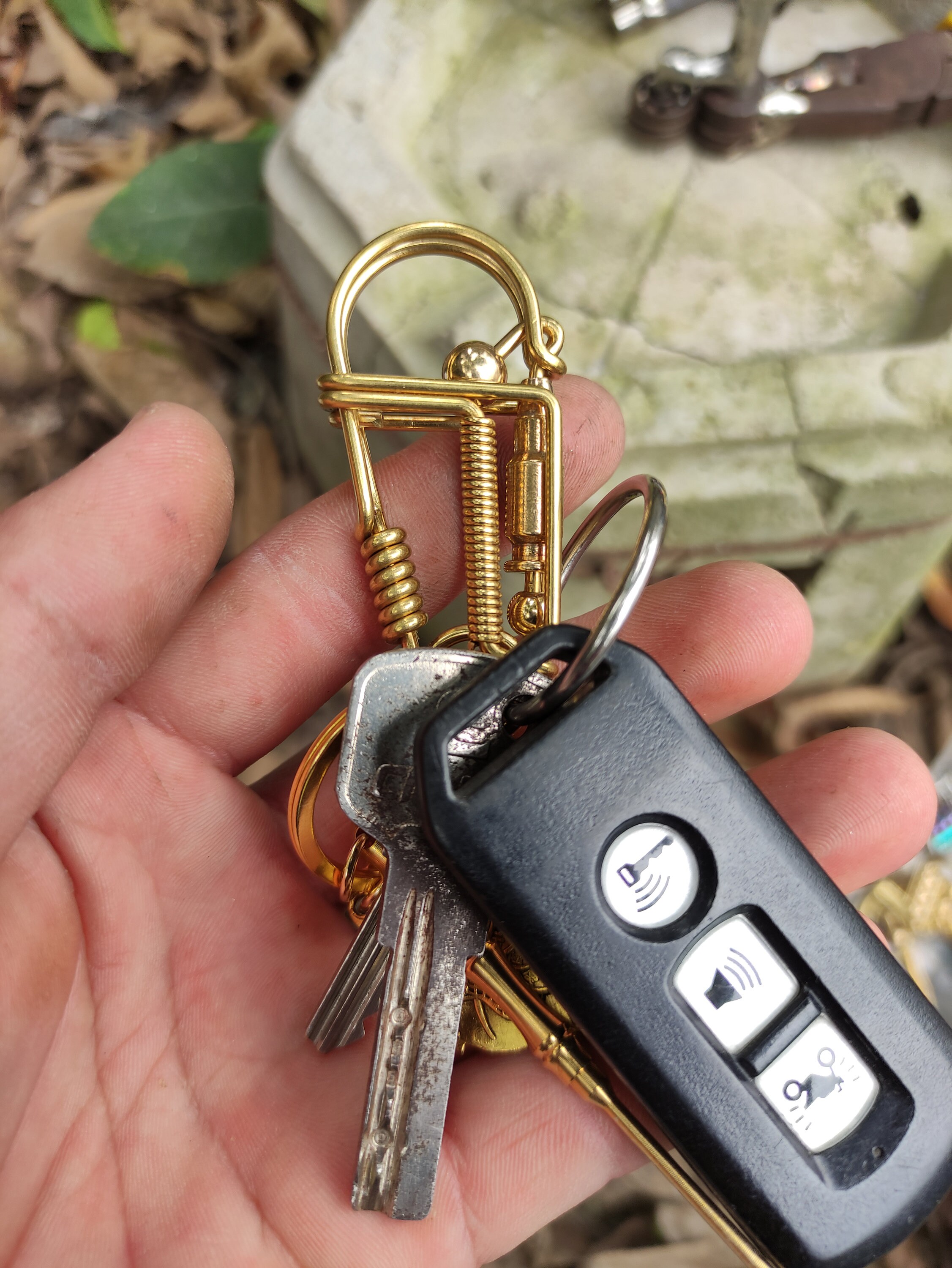 Brass Keychain Cloud Keychain Set Handmade Keychain Gift for Luxury ...