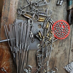 Made From Stainless Steel Handmade Keychain Gifts for Dad, for ...