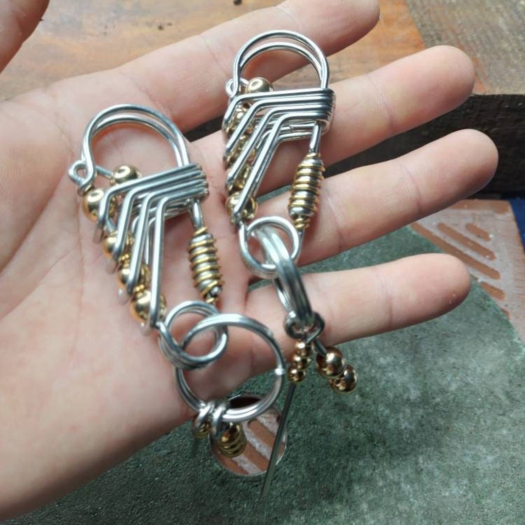 Creative Mechanical Handmade Keychain From Stainless Steel - Etsy