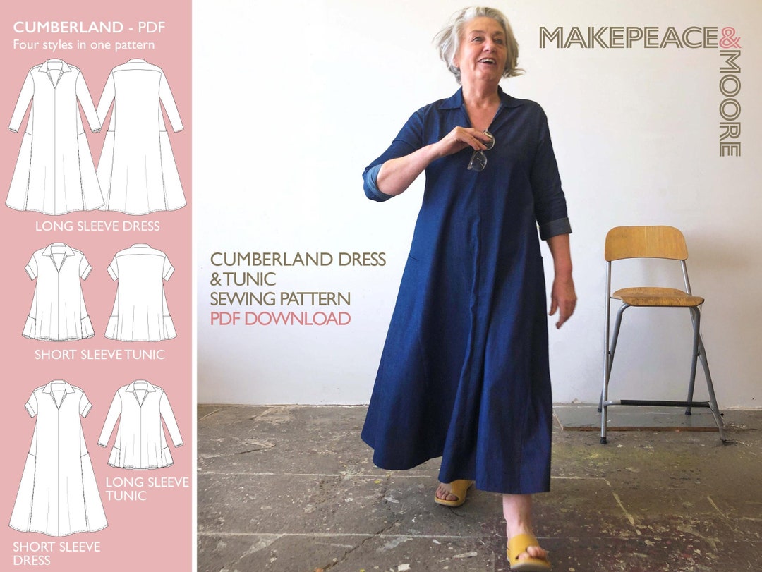 Cumberland Dress and Tunic With Pockets | Digital PDF | Women's Sewing ...