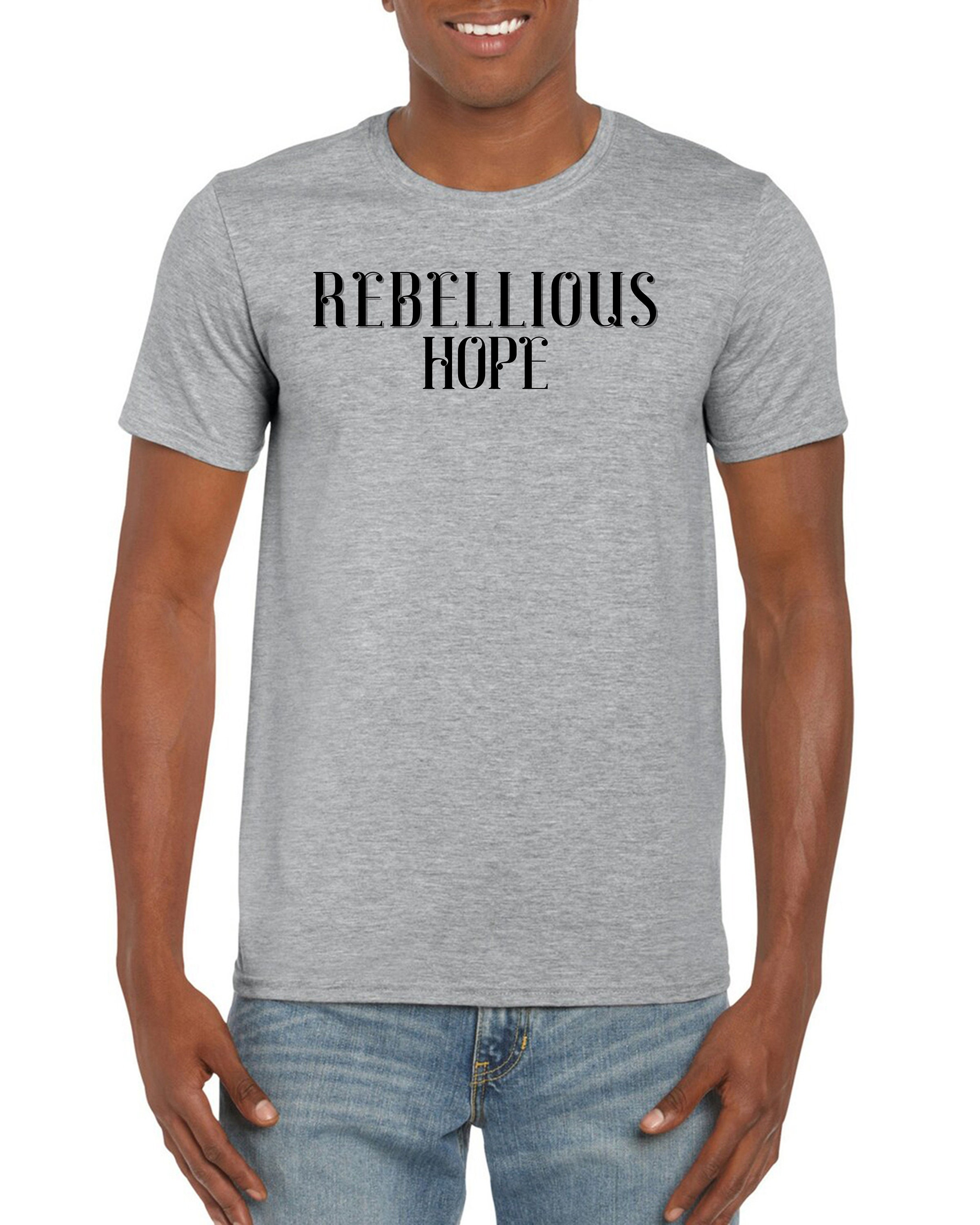 Navy Rebellious Hope T Shirt