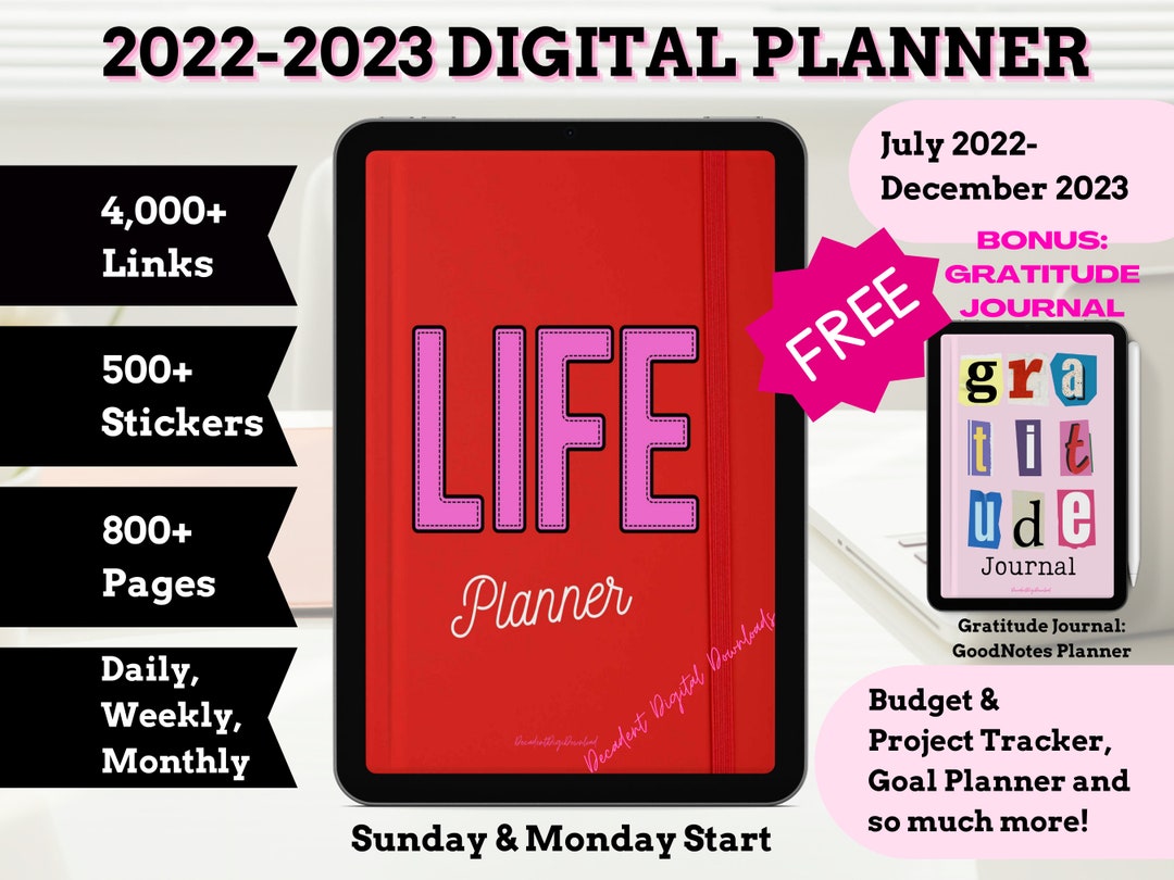 2022-2023 Life Planner, Life Planner Digital, Life Planner Bundle, Life ...