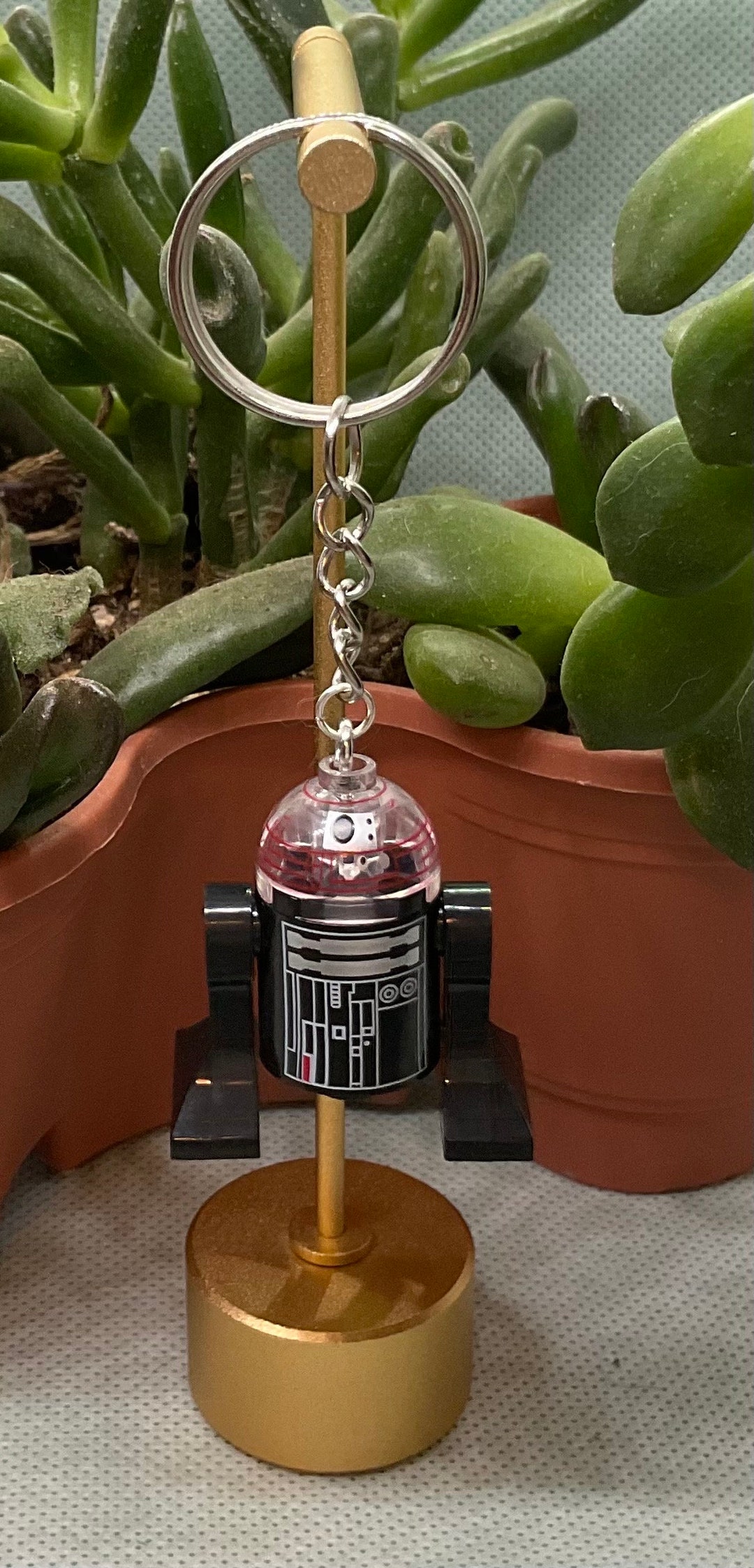 Brick Evil Robot Keychain - Etsy