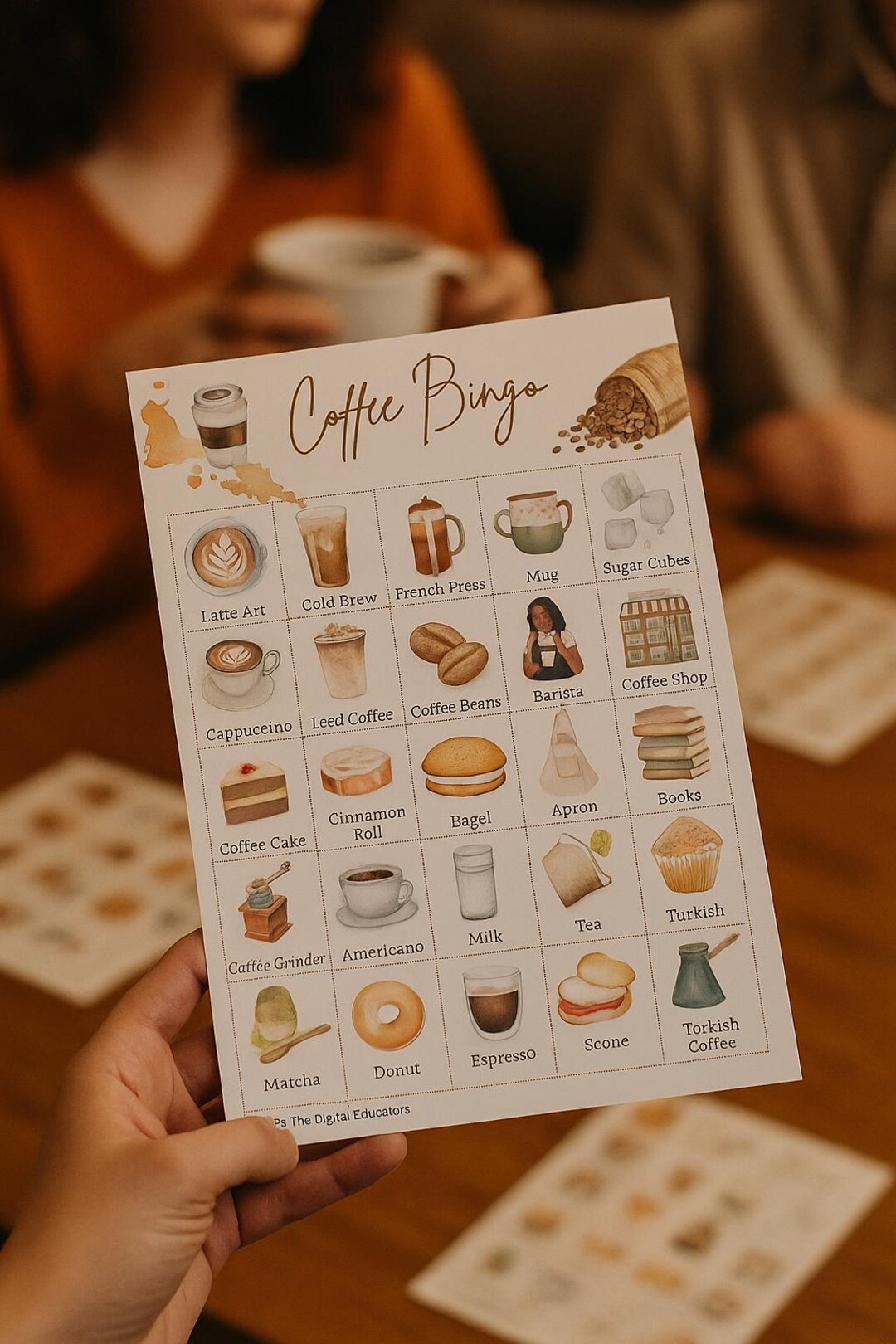 Coffee Bingo Party Game Printable - Etsy
