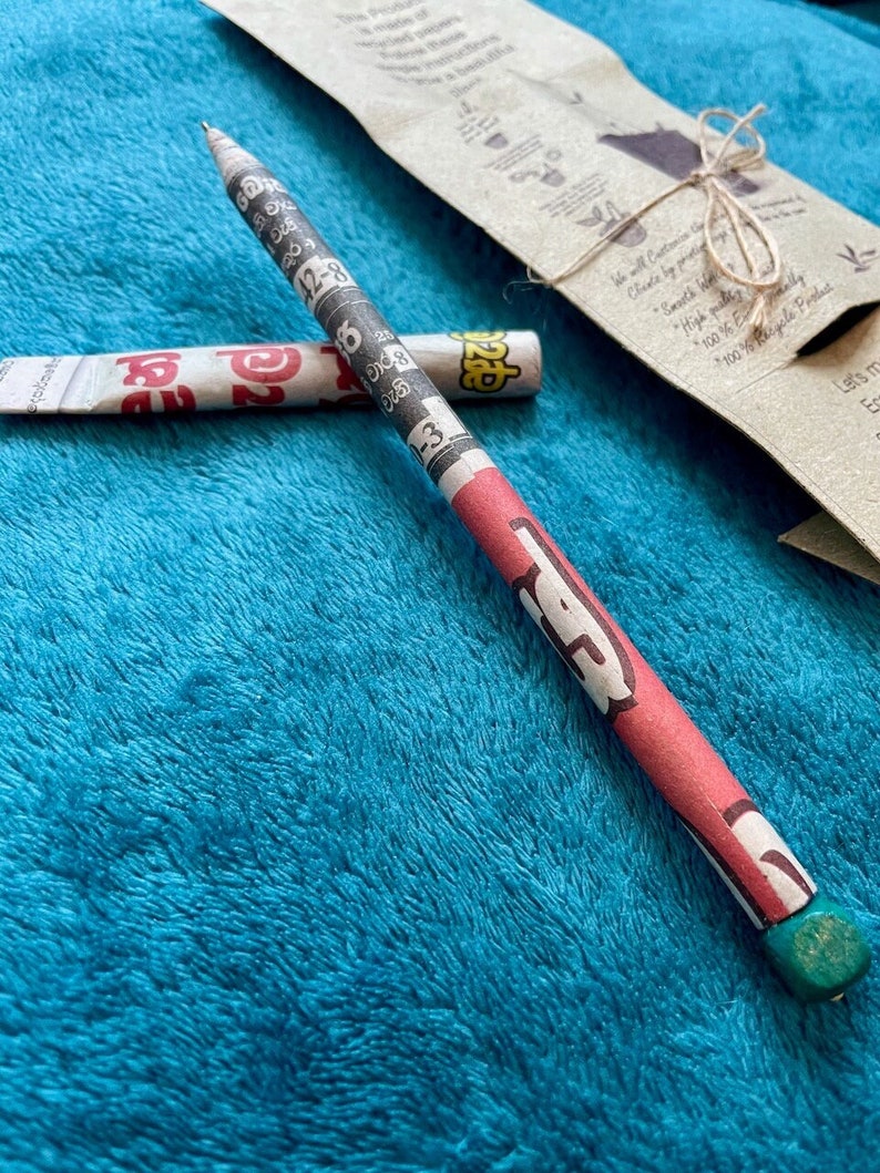 Eco Friendly Recycled Newspaper Plantable Pen - Etsy