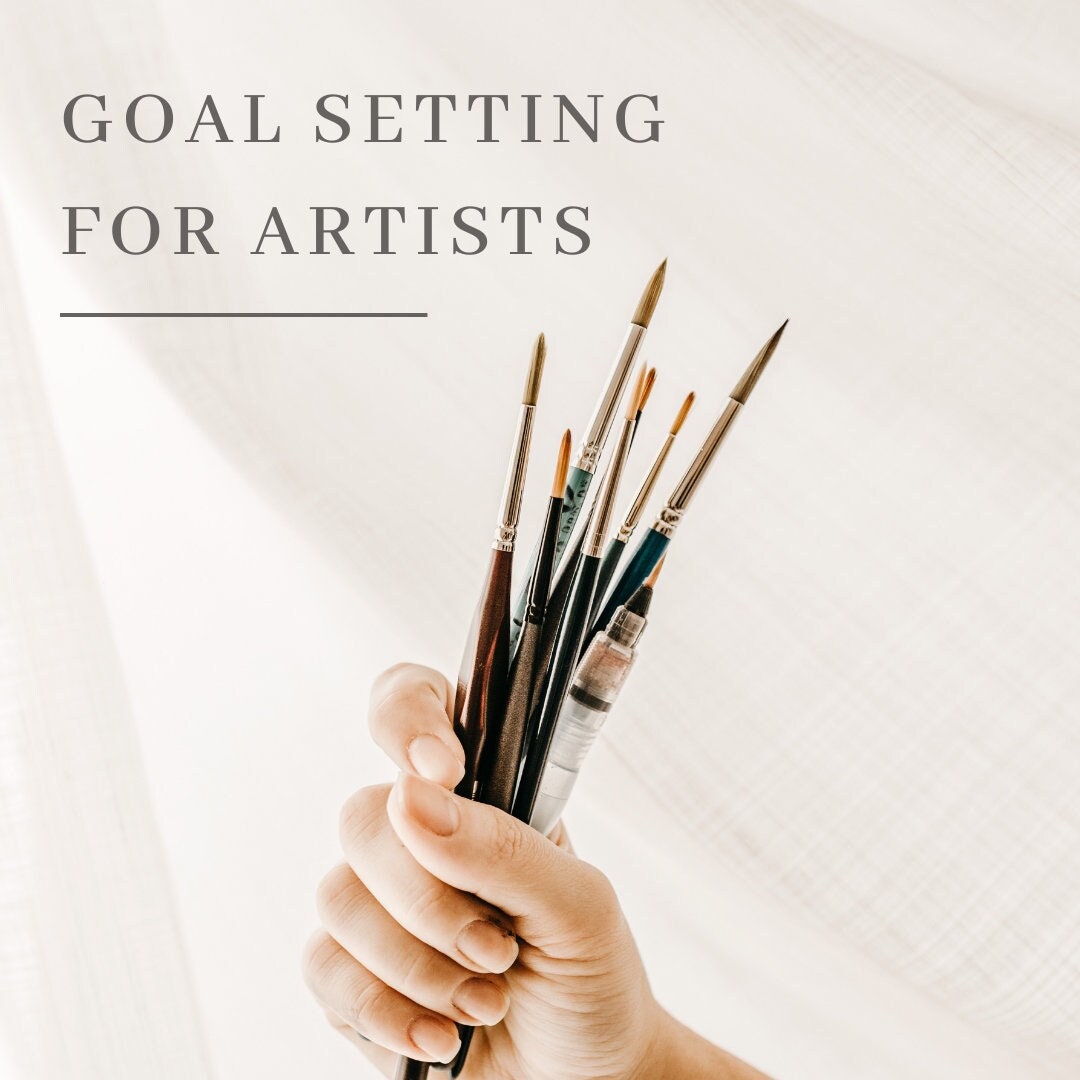 Goal Setting for Artists Goal Setting Guide Business - Etsy