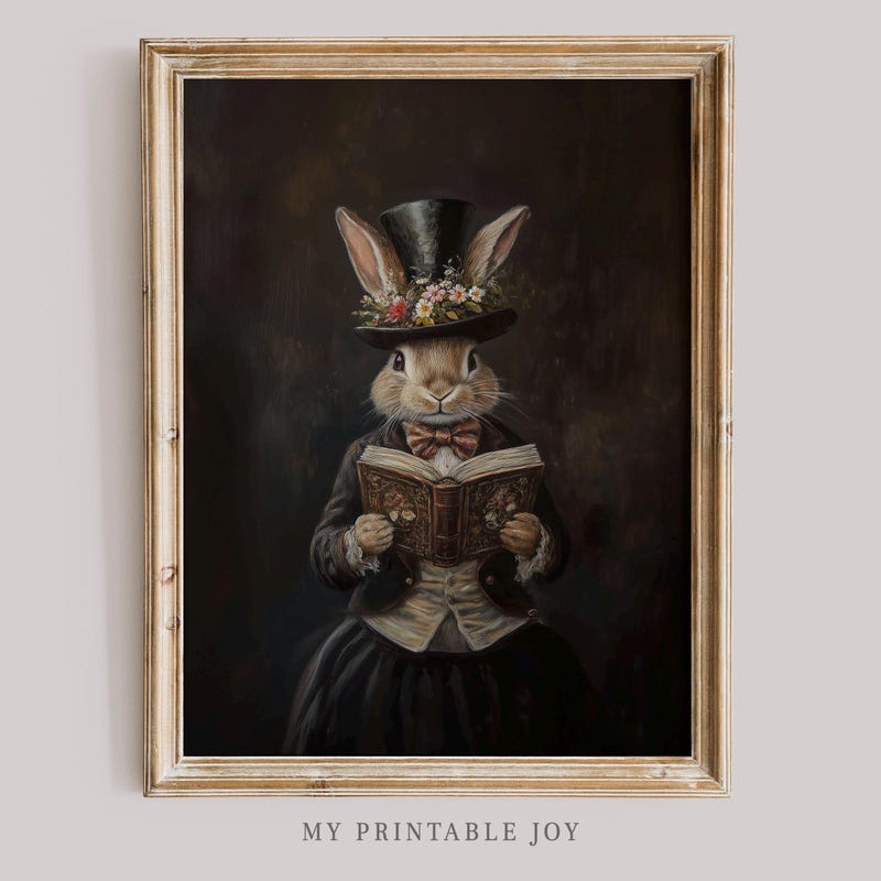 Antique Bunny Rabbit Book - Etsy