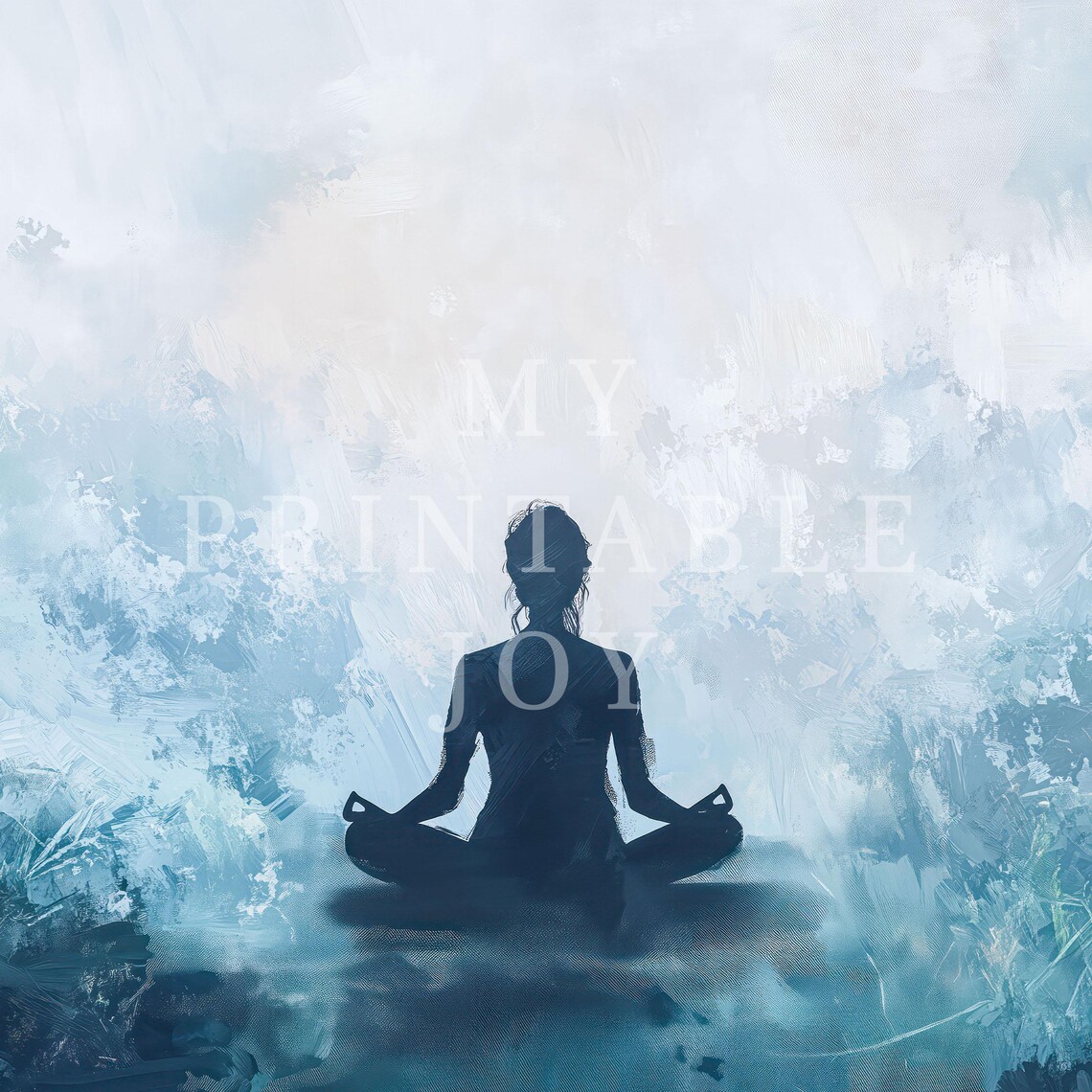 Mindfulness Wall Art for Mental Wellness Self-care Printable Meditation ...