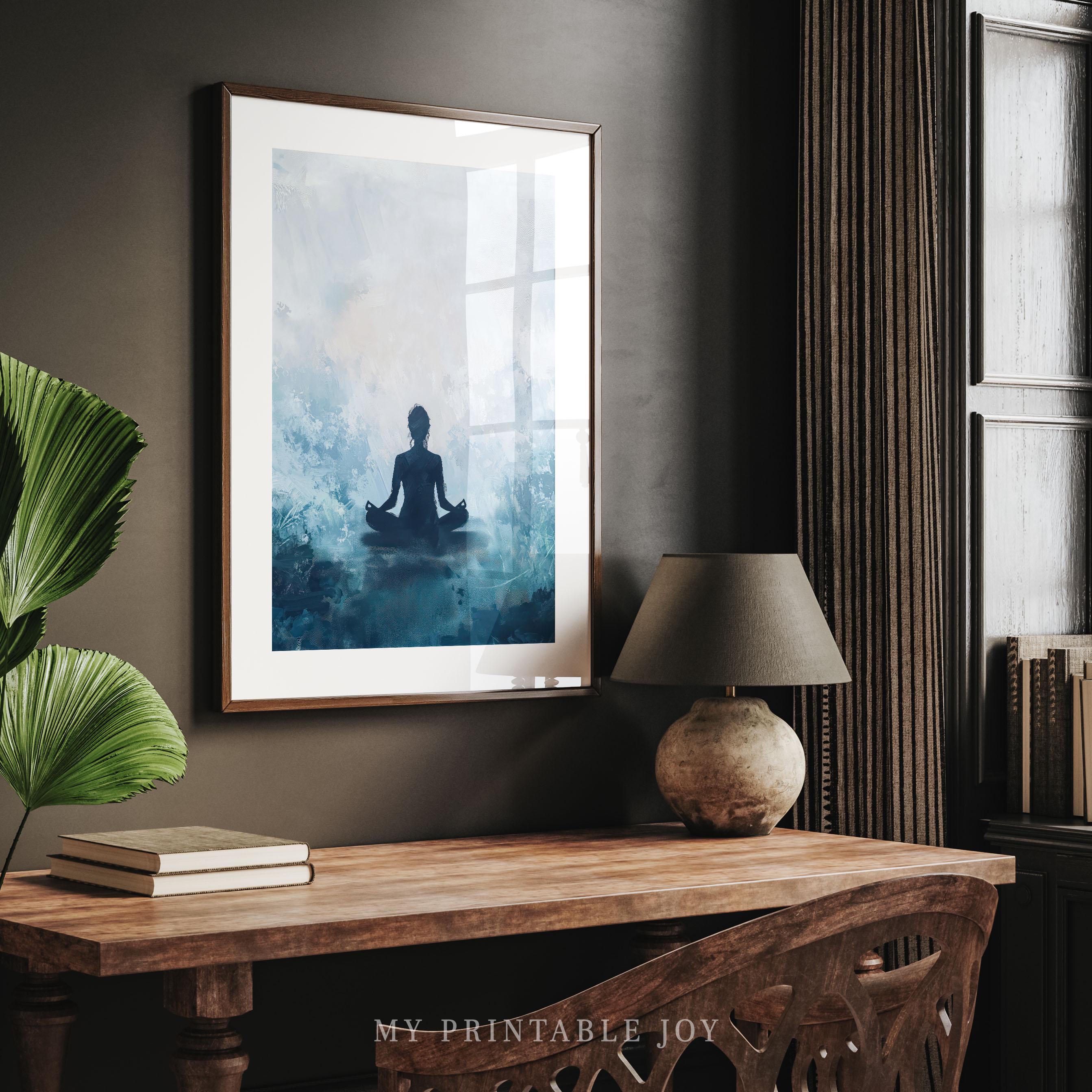 Mindfulness Wall Art for Mental Wellness Self-care Printable Meditation ...