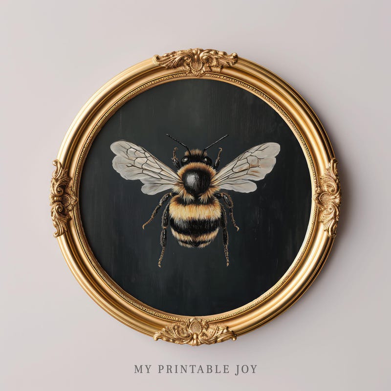 Bee Style Wall Art - Etsy UK