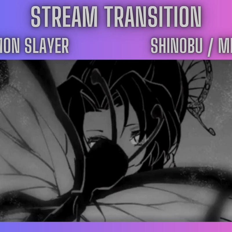 Demon Slayer Twitch Overlay - Etsy