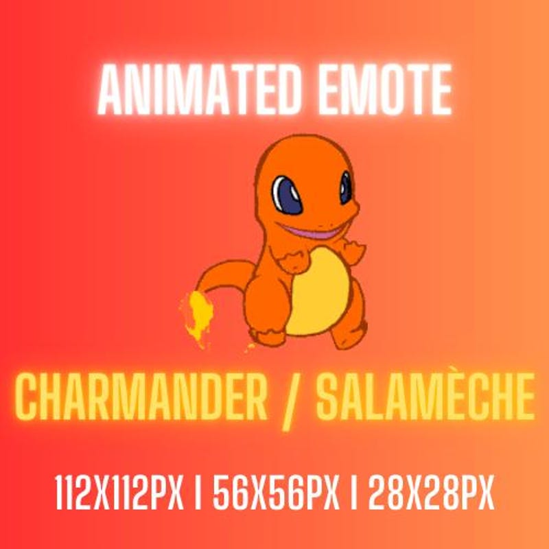 Charmander Emotes Discord - Etsy