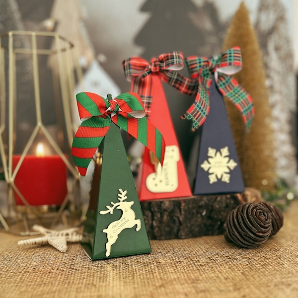 Christmas Favor Box - Etsy