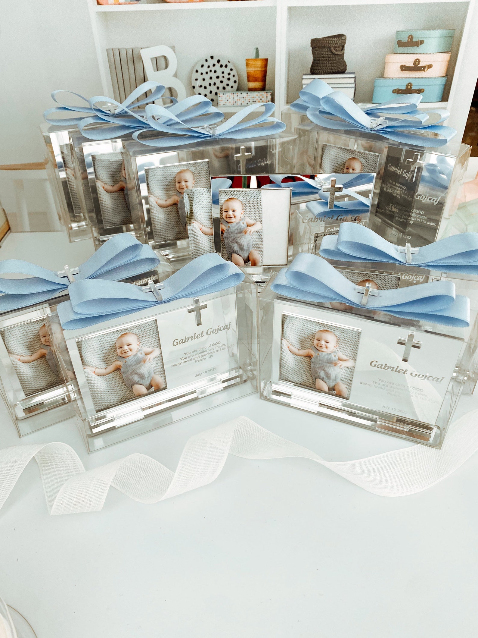 Baptism Favor Photo Frame First Holy Communion Favors - Etsy