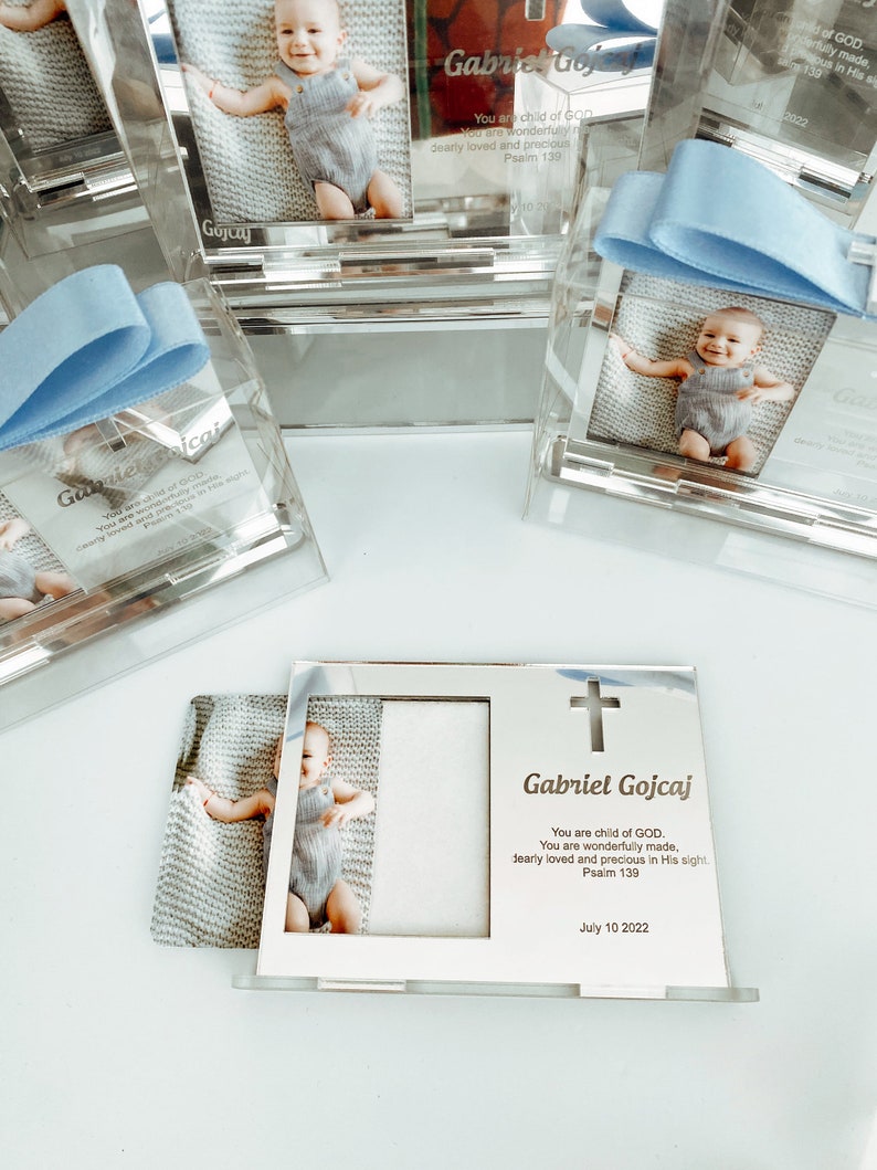 Baptism Favor Photo Frame First Holy Communion Favors - Etsy